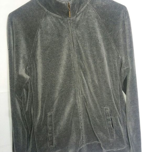 New York Laundry | Tops | New York Laundry Zip Front Track Jacket Large ...